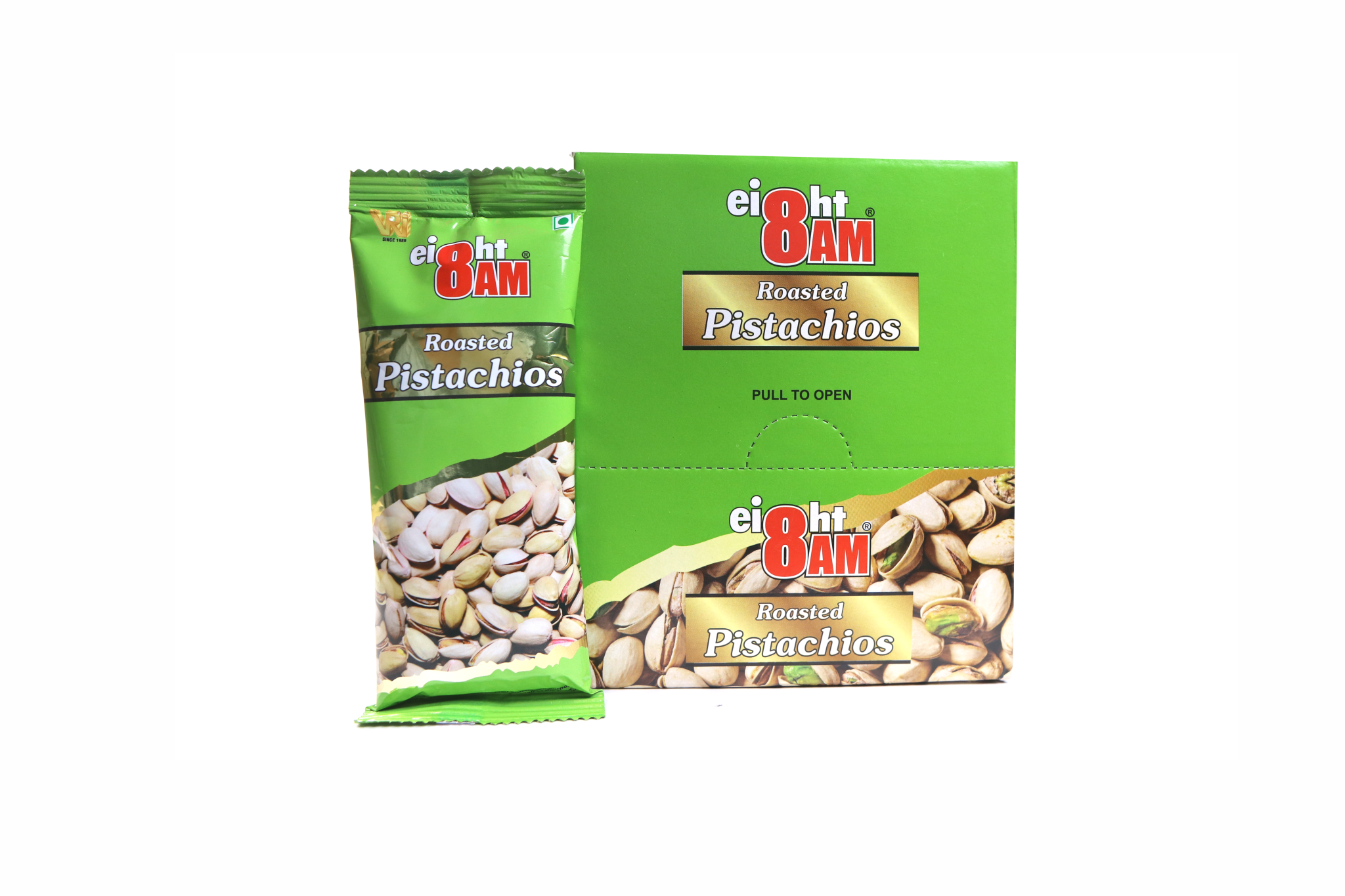 8AM Roasted Pista 30g x20 packs - 8am Fit